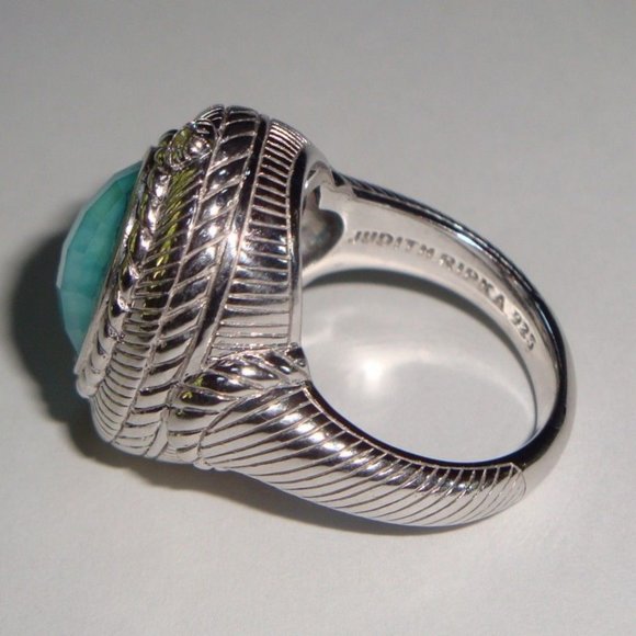 Judith Ripka | Jewelry | Judith Ripka Turquoise Doublet Ring 7 | Poshmark